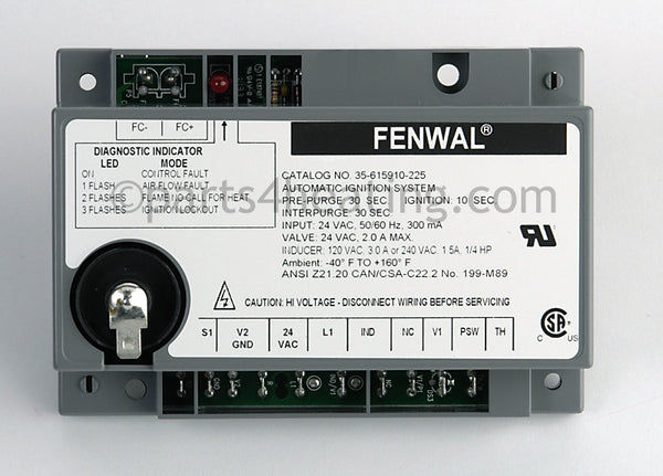 Fenwal Controls Inc. Ignition Control 24 Vac Dsi W/Blower Relay Csa ...