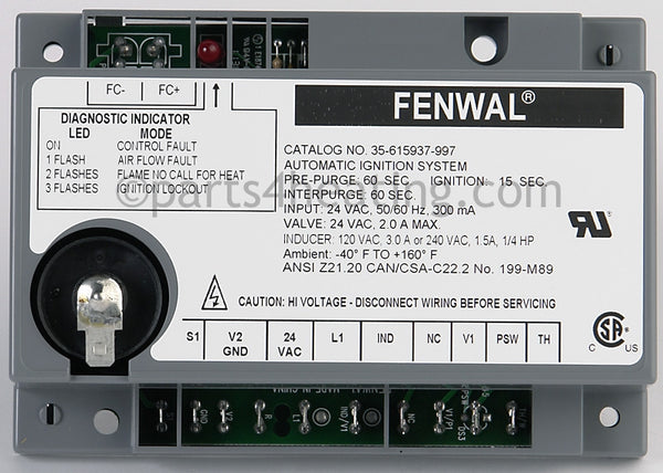 Fenwal Controls Inc. Ignition Control Board - Part Number: 35-615937-9 ...